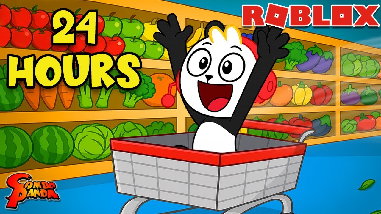 24 HOURS OVERNIGHT in WALMART on Roblox! - YouTube