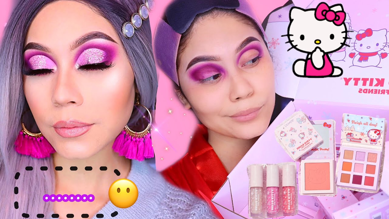 LOOK MORADO PROBANDO PRODUCTOS DE LA COLECCIÓN DE HELLO KITTY X ...