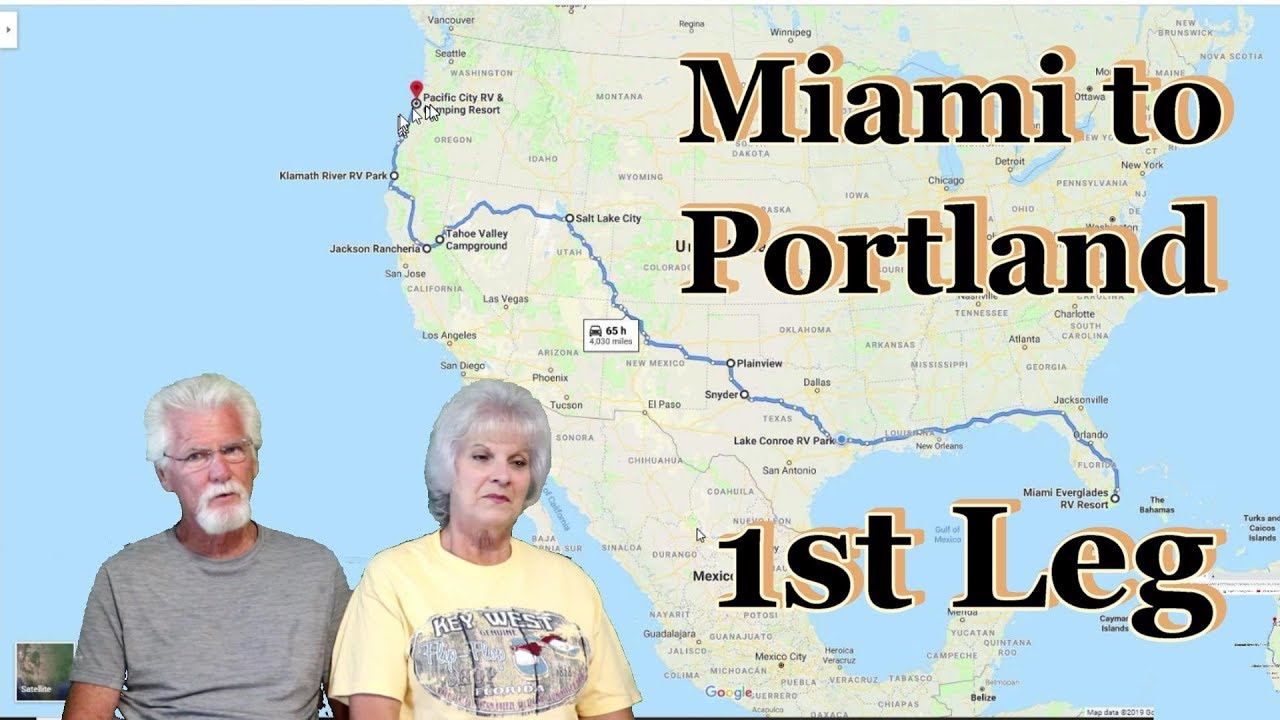 Miami to Portland in 60 days, Part 1 - YouTube