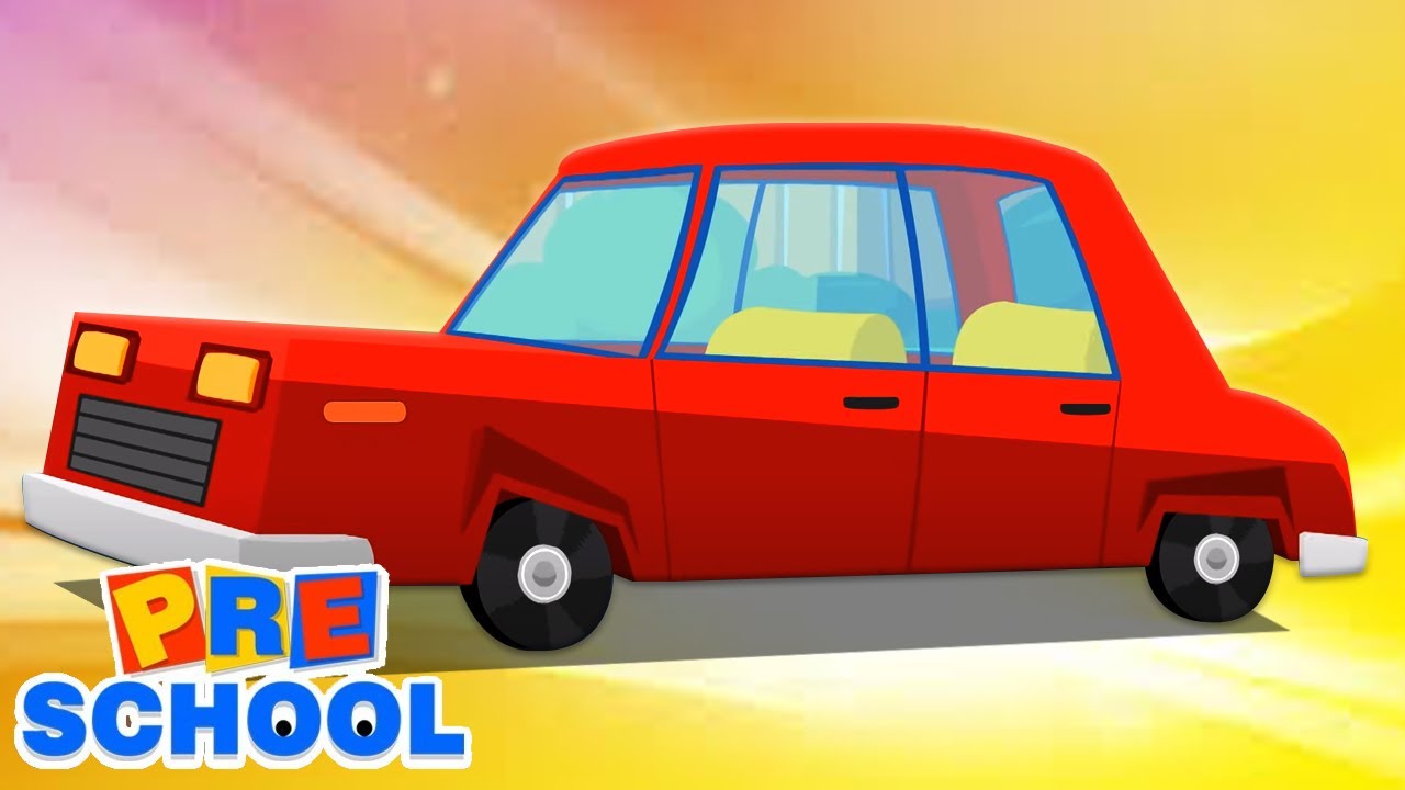 La macchina rossa di papà | Video educativi | Poesie per bambini ...