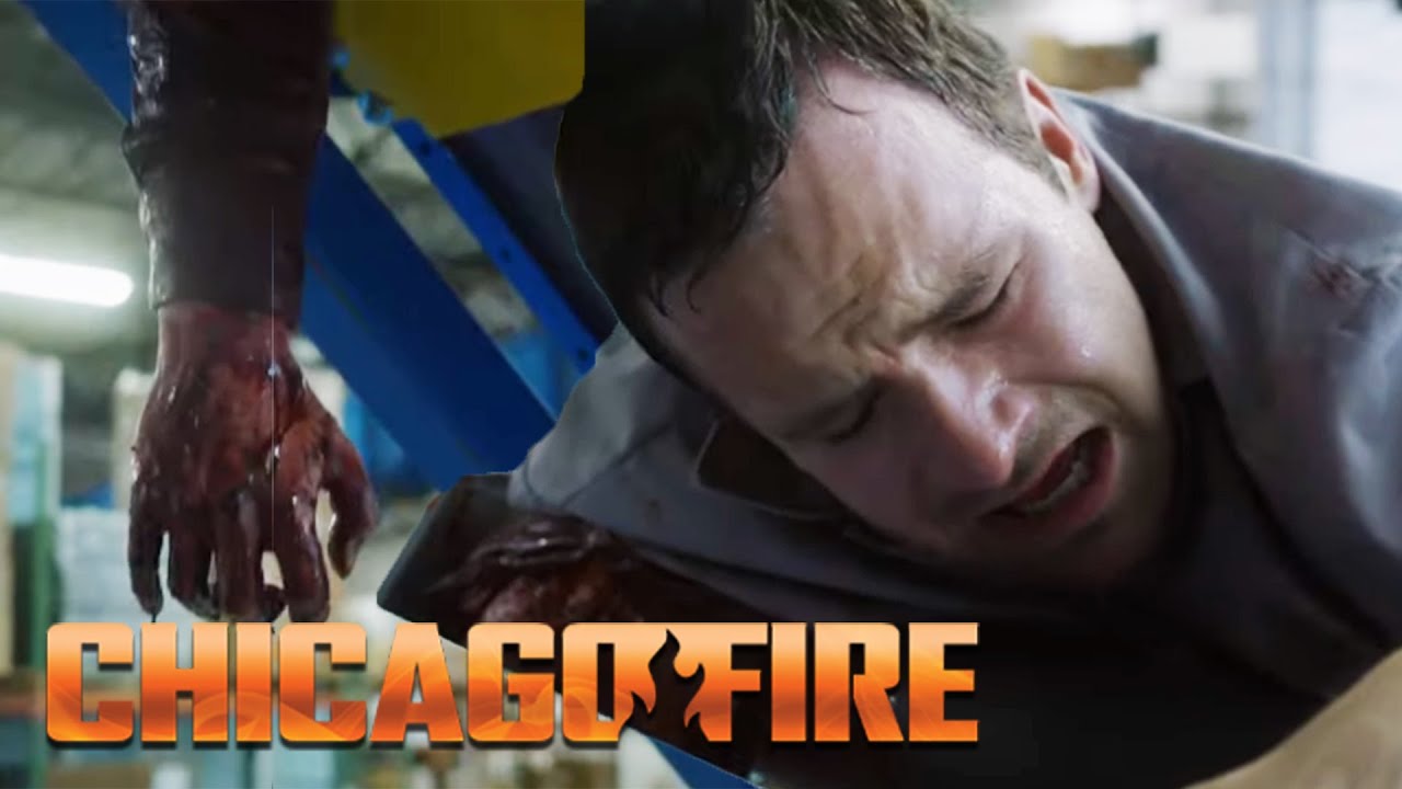 Man Gets Arm Stuck in Rolling Machine | Chicago Fire - YouTube