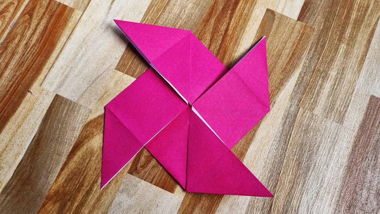 Origami Windmill Easy Step by Step - YouTube