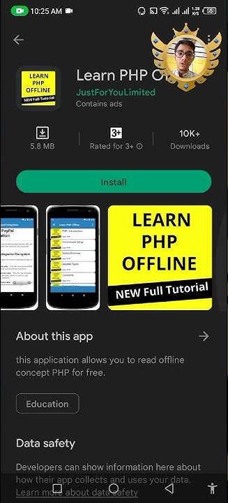 learn PHP offline with Android - YouTube