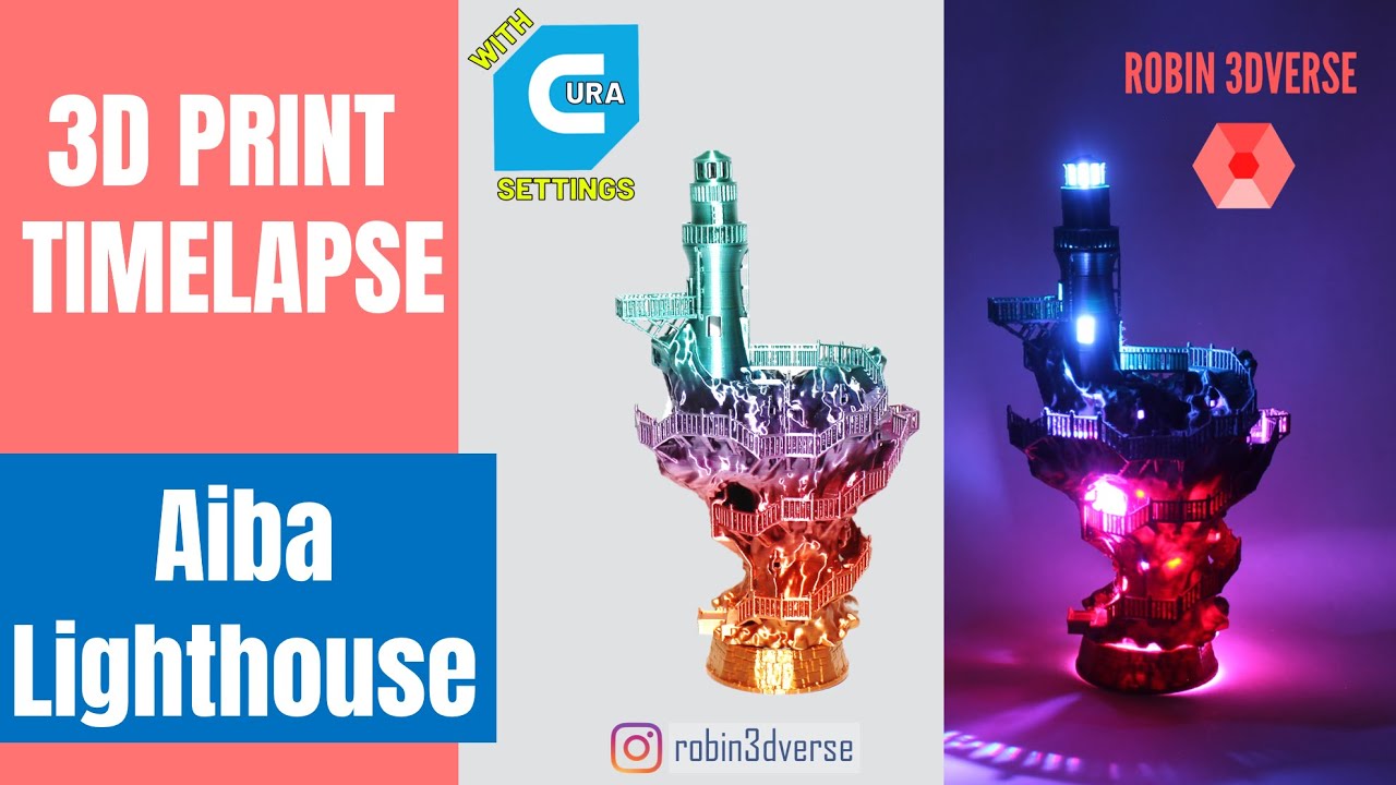 3D Printed Aiba LightHouse 🔥 || 3D Printing Timelapse [4K] - YouTube