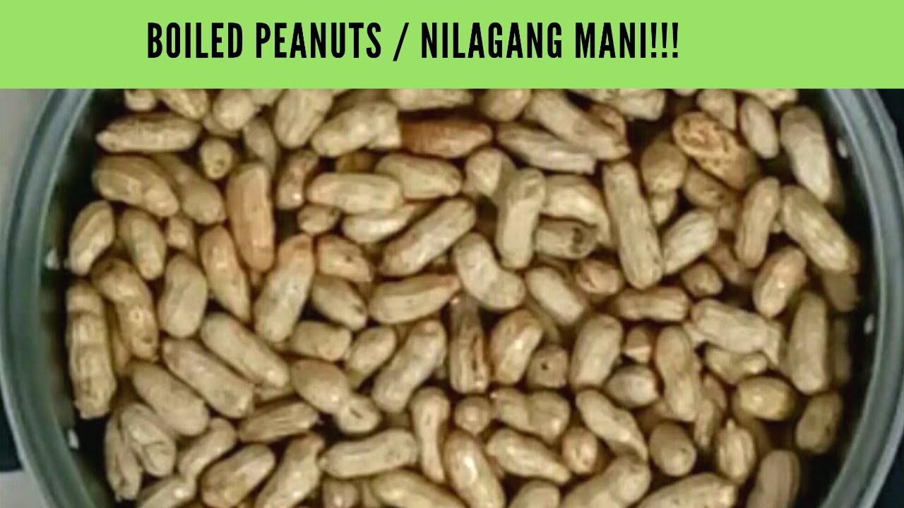 Nilagang Mani | Boiled Peanuts - YouTube