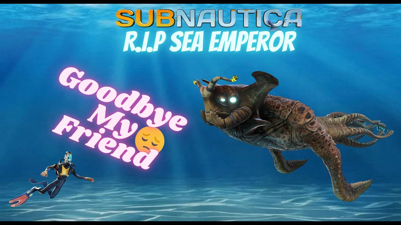 Sea Emperor Death in Subnautica - YouTube