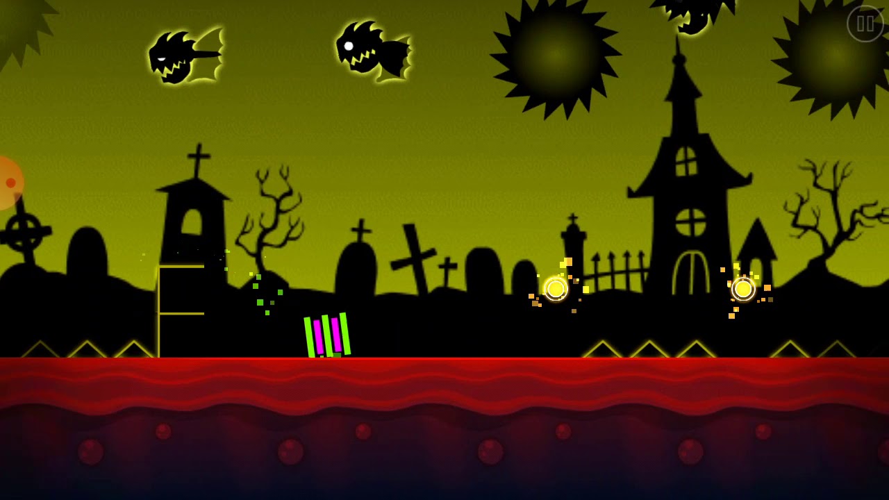 Мой уровень в GEOMY THREE DASH - YouTube