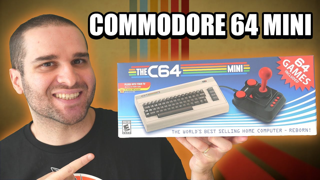Commodore 64 Mini Review + Gameplay + Como Adicionar Mais Jogos - YouTube