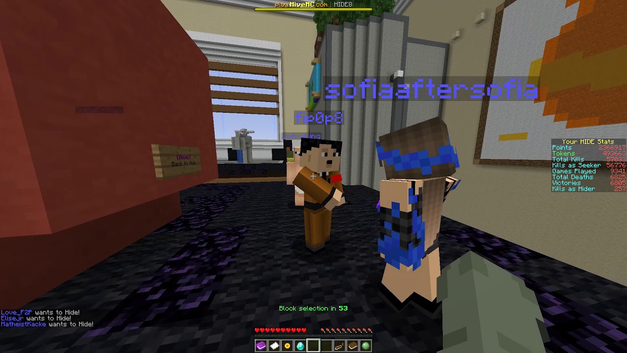 fip0p8 [Minecraft - HiveMC | Inappropriate Skin] - YouTube