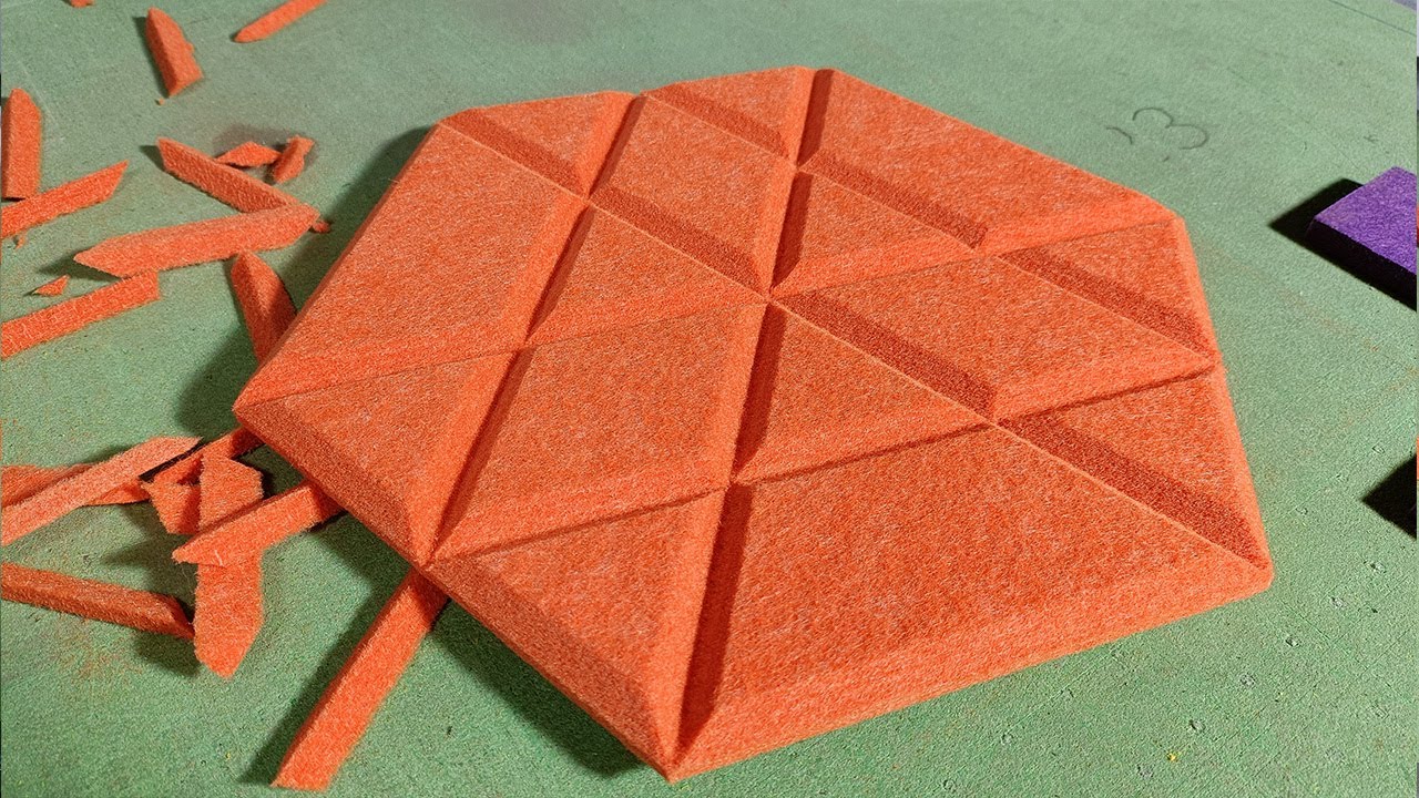 How to Groove, Bevel and Cut Acoustic Panels by Oscillating Knife ...