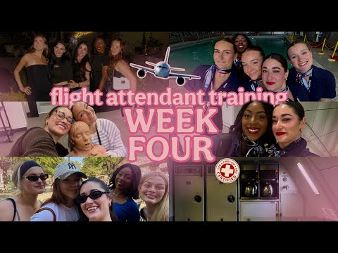 FLIGHT ATTENDANT TRAINING: WEEK FOUR ✈️ medical week, girls night, and GETTING OUR UNIFORMS!!!!