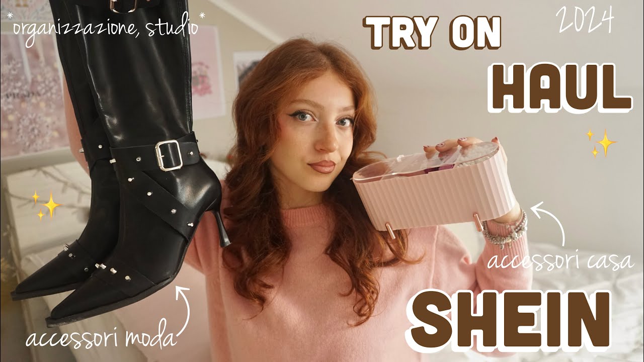TRY ON e HAUL ORGANIZZAZIONE CASA e UFFICIO SHEIN 💸 *codice sconto ...