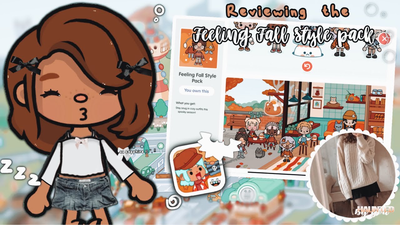 Reviewing the feeling fall style pack ! ♡₊˚ 🍂・₊ ♪ #tblw #fall # ...