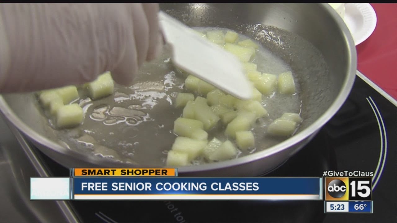 Free senior cooking classes - YouTube