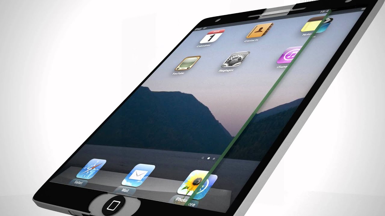 iPhone 5 Second sliding display [2 of 4] - YouTube