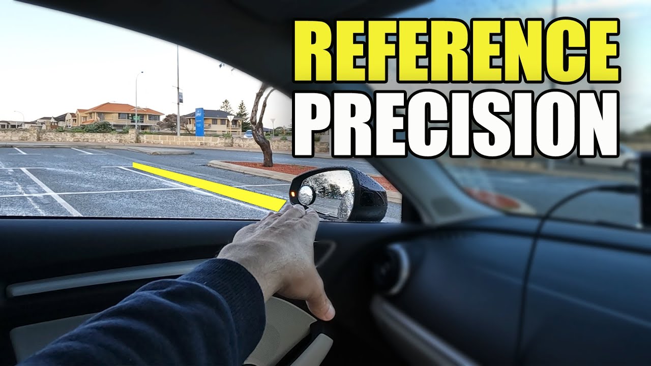 Forward Parking REFERENCE POINTS for Driving Tests - YouTube