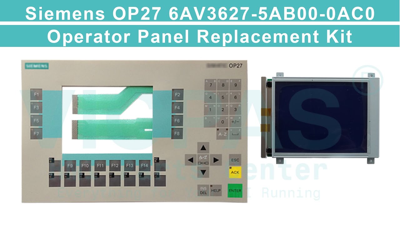 6AV3627-5AB00-0AC0 Siemens OP27 Terminals Keypad LCD Displasy ...