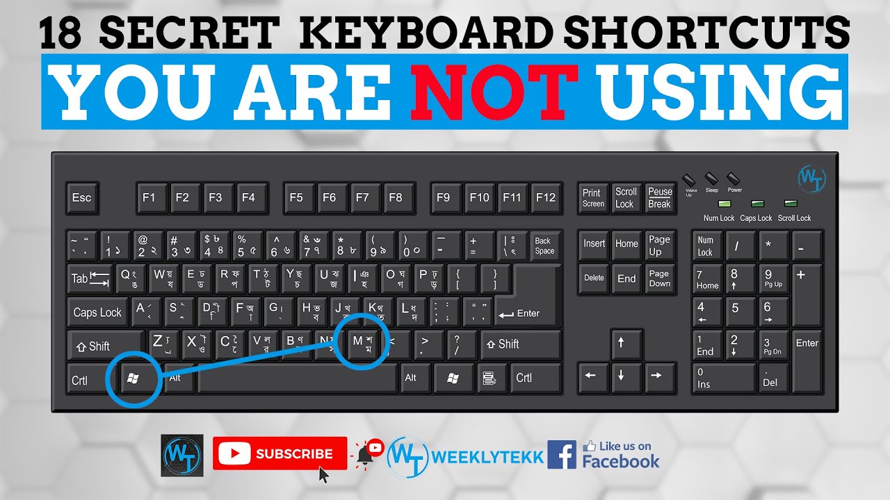 18 SECRET COMBINATIONS ON YOUR KEYBOARD 2021 | KEYBOARD SHORTCUTS ...