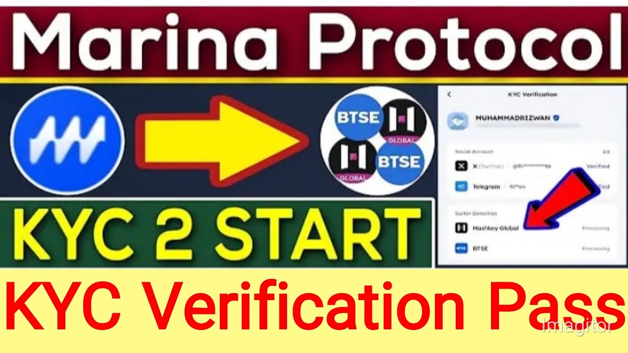 Marina protocol KYC Round 2 Start|||Kyc two full process Vedio|||How to ...