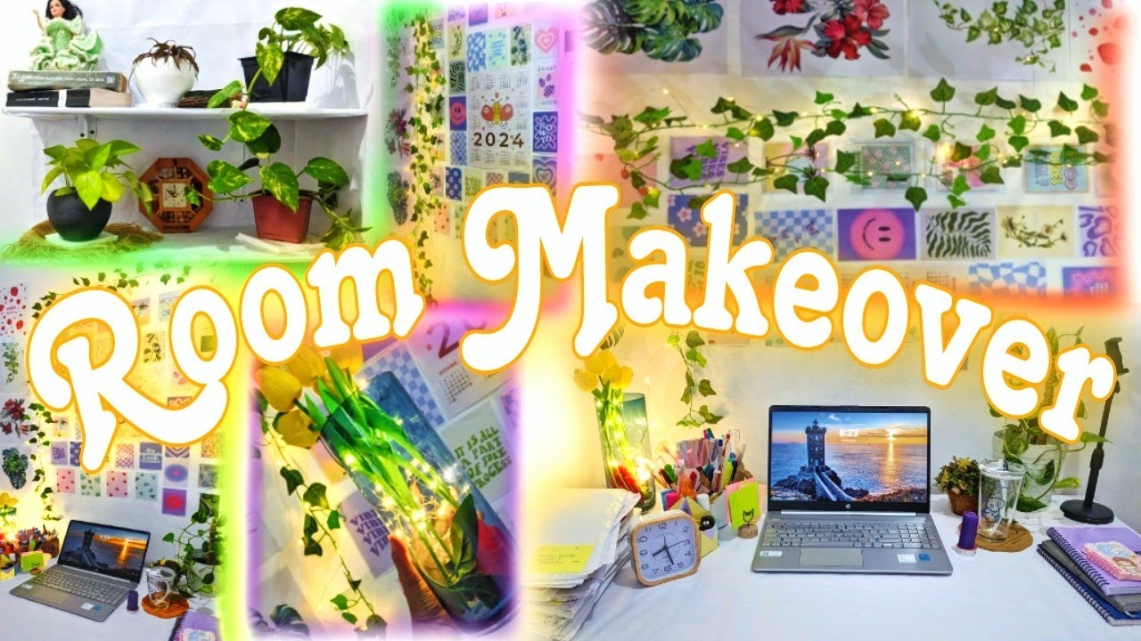Study Room Makeover, අලුත් වුන මගේ room එක, 🌻🏵️🔥😻😻 lets makeover my ...