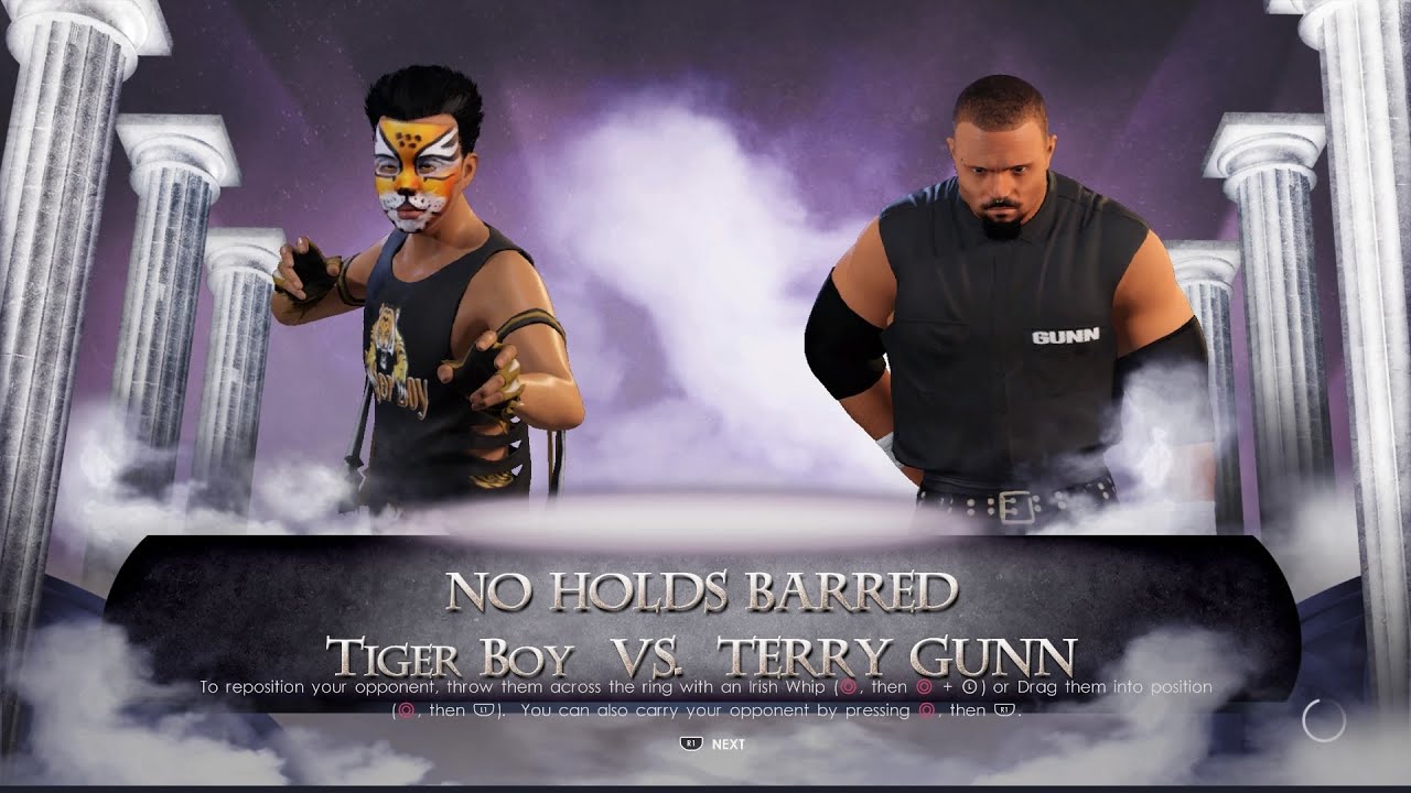 Tiger Boy vs Terry Gunn (LxL FC 2K BlackOut/EP:5/MAIN EVENT) WWE2K22 ...