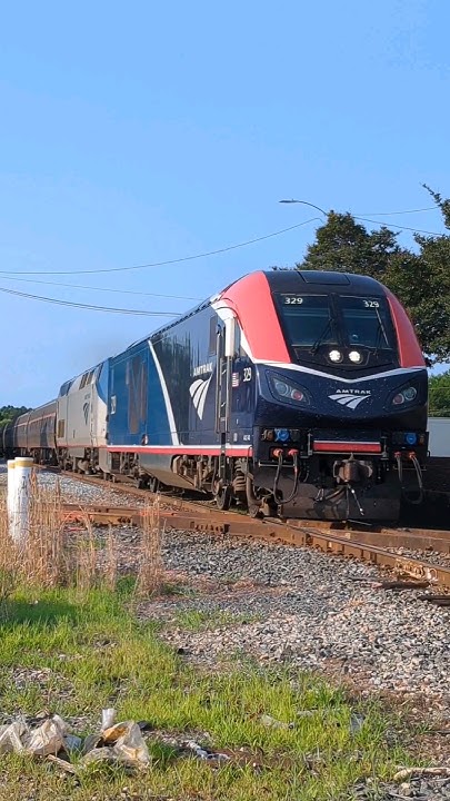 Amtrak Silver Star train P092 crosses the ATW diamond at Sanford NC 6/15/2024 - YouTube