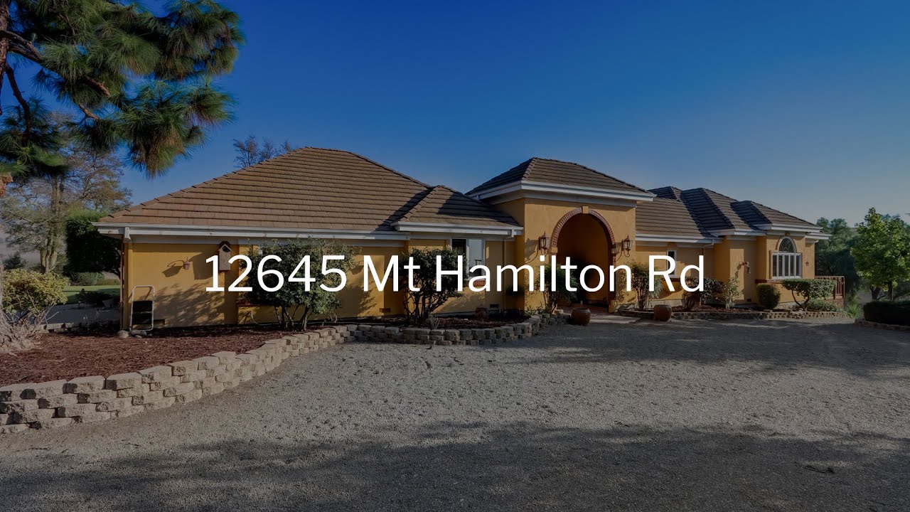 12645 Mt Hamilton Rd San Jose CA - YouTube