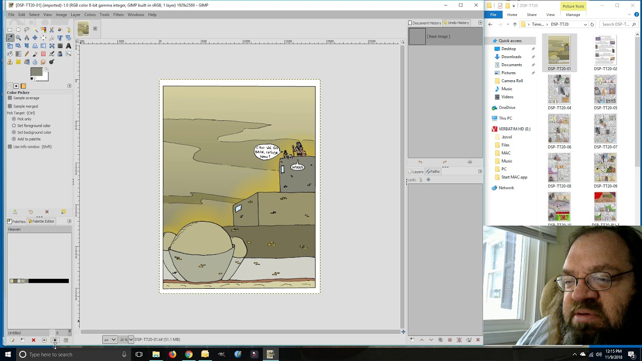 Using GIMP, part 2: Using color palettes - YouTube