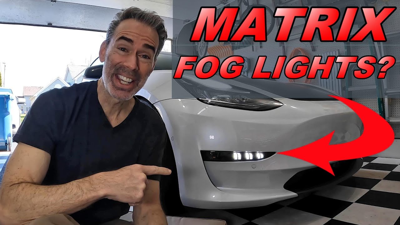 Adaptive Fog Lights - Model 3/Y - Hansshow - YouTube
