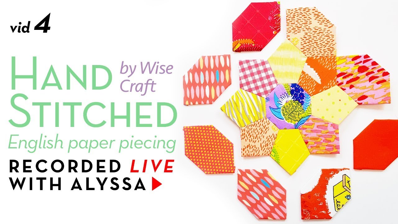 English Paper Piecing Elongated Hexagons Cherish Quilt 3 In 1 Bundle