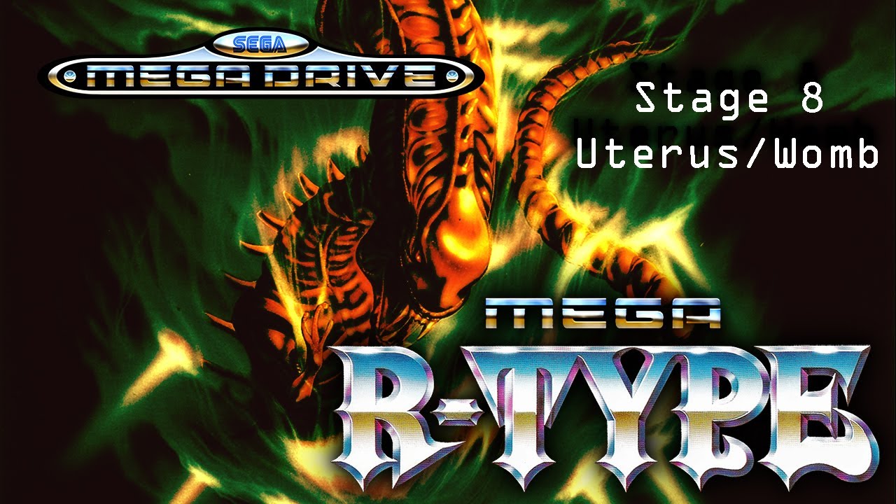 Mega R-Type - Stage 8 Womb / Uterus (WIP Demo Game Port on Sega Mega Drive / Genesis by TheRoboZ ...