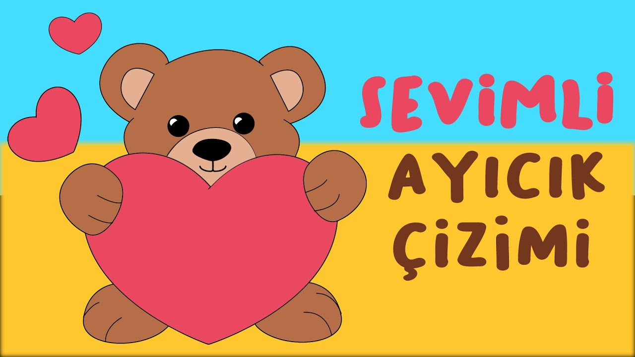 Sevimli Ayıcık Resim Dersi - Sevimli Ayıcık Nasıl Çizilir - Şeker ...