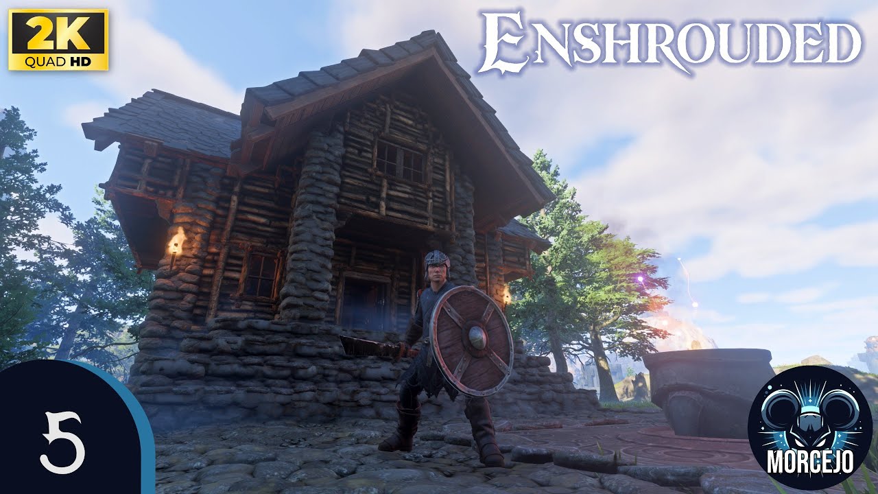 Enshrouded - Crafting the Rising Fighter Armor! - Gameplay 5 - YouTube