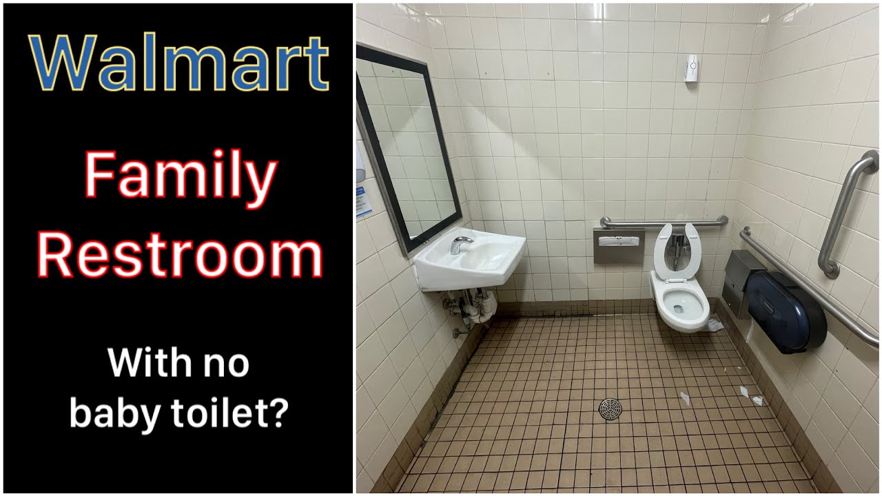 Walmart Family Restroom - YouTube