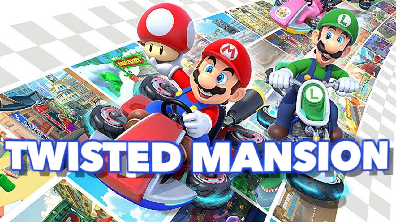 Twisted Mansion - Mario Kart 8 Deluxe - Tanooki Mario in THRILLER - YouTube