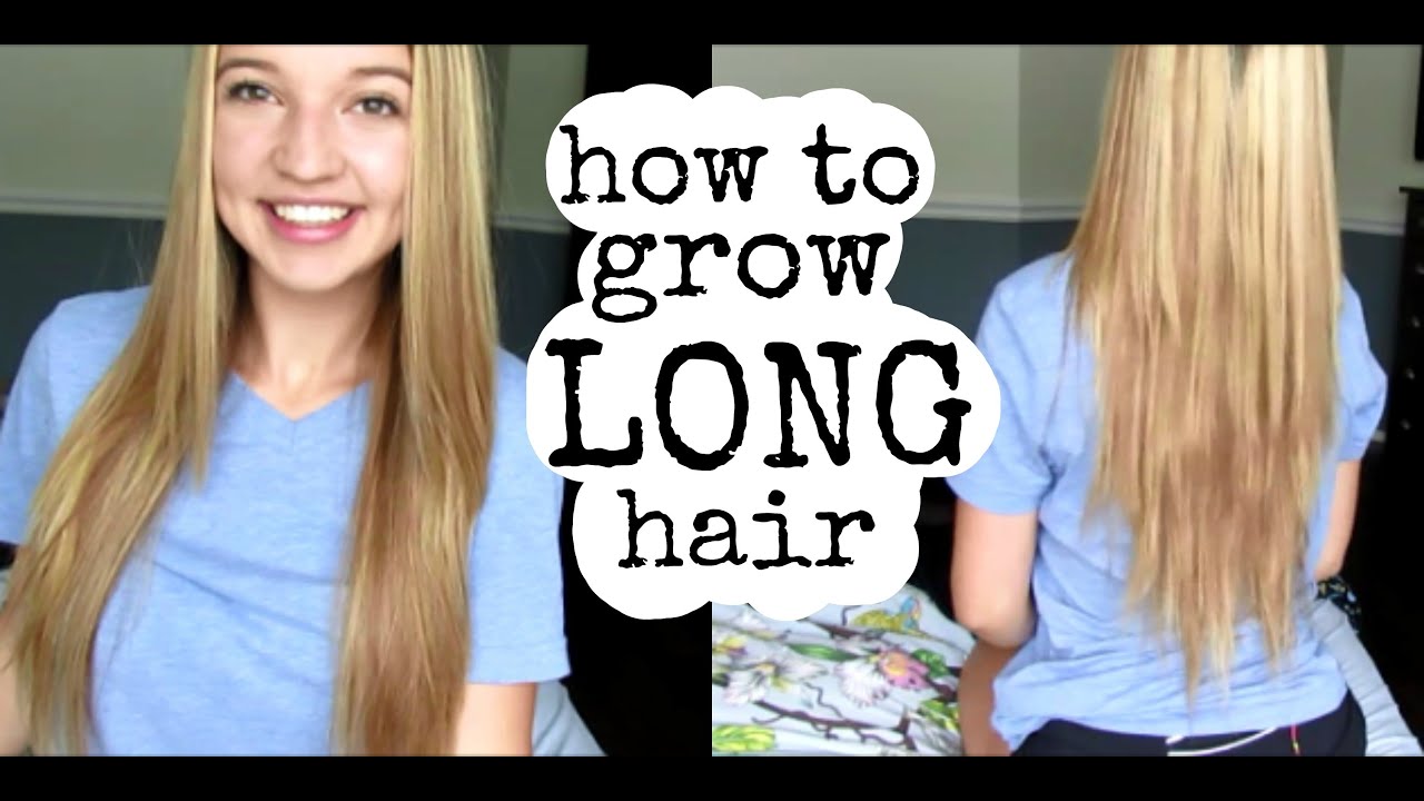 How To Grow Long Hair FAST - YouTube