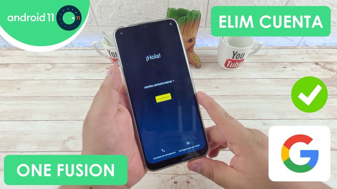 Eliminar Cuenta de Google Motorola One Fusion | Android 11 - YouTube