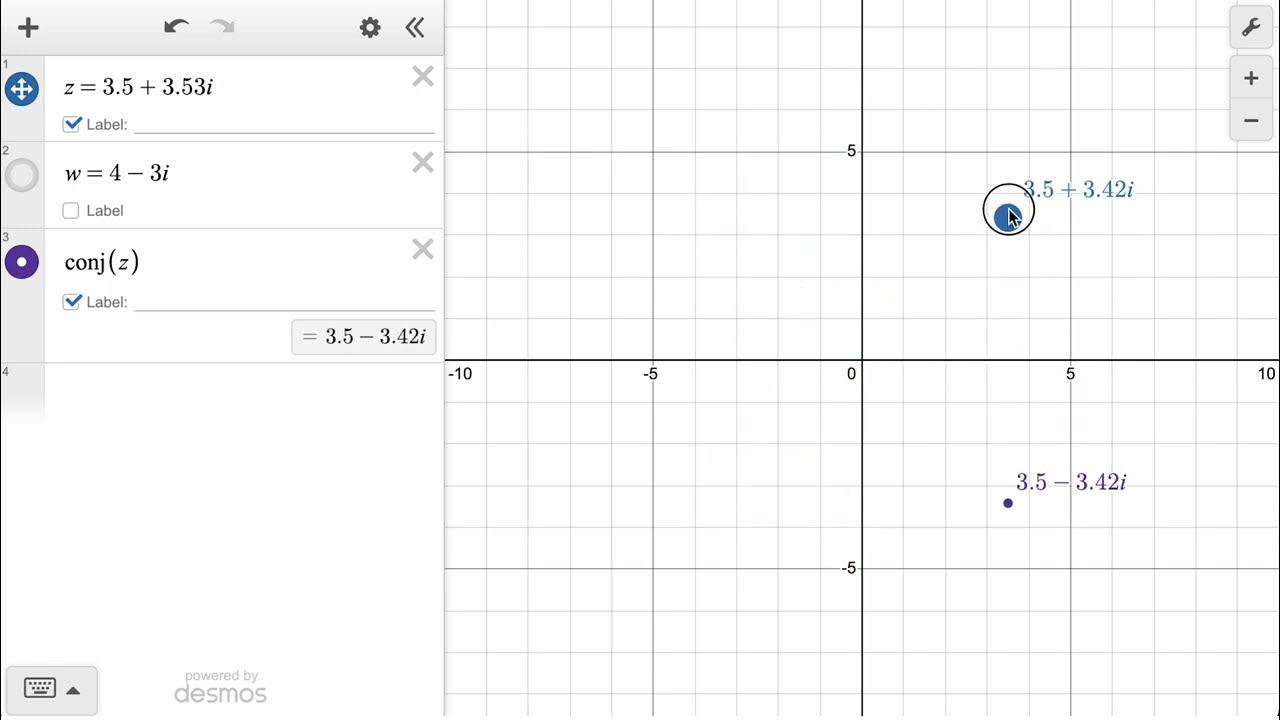 Learn Desmos: Complex Numbers - YouTube