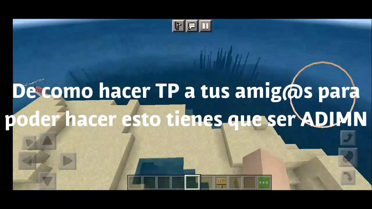 como hacer TP a tus amig@s en Minecraft - YouTube