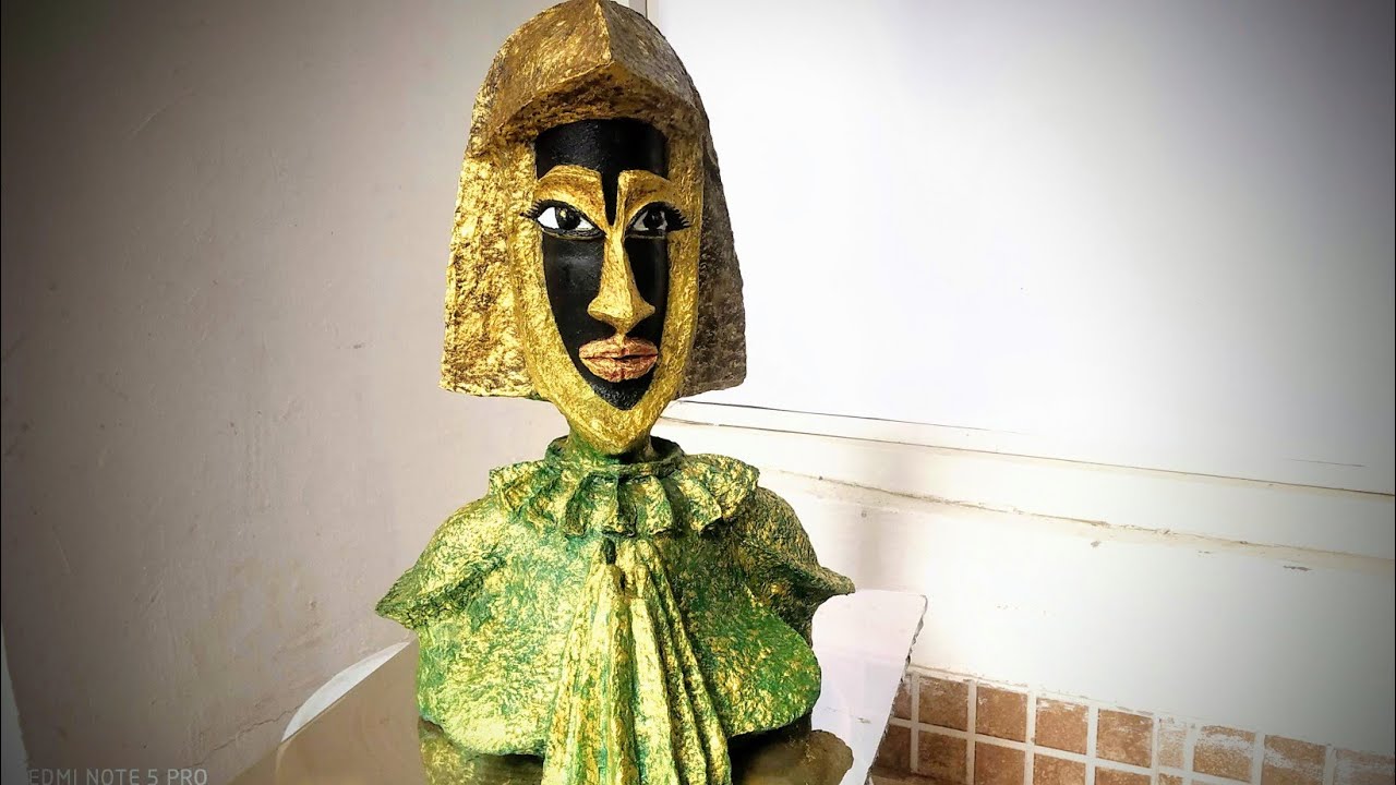 Paper Pulp Human Figure | Art of Ancient Egypt - YouTube