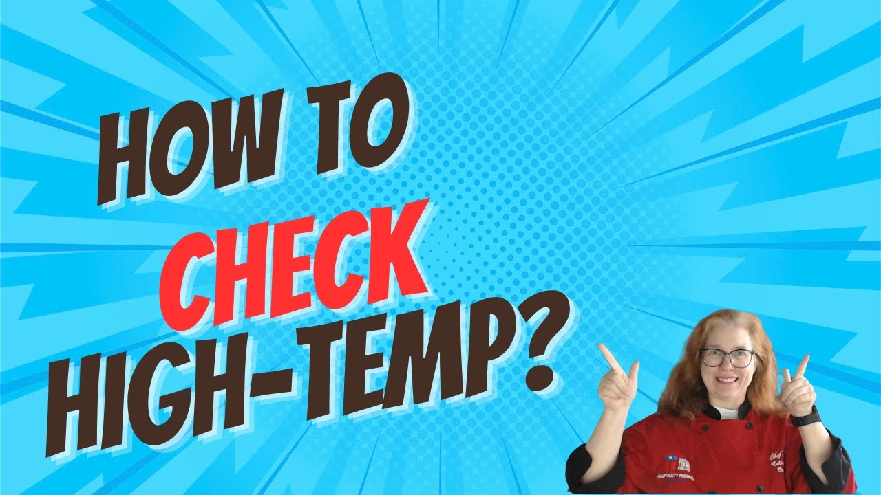 How to Check High-Temp Dish Machine Temperature - YouTube