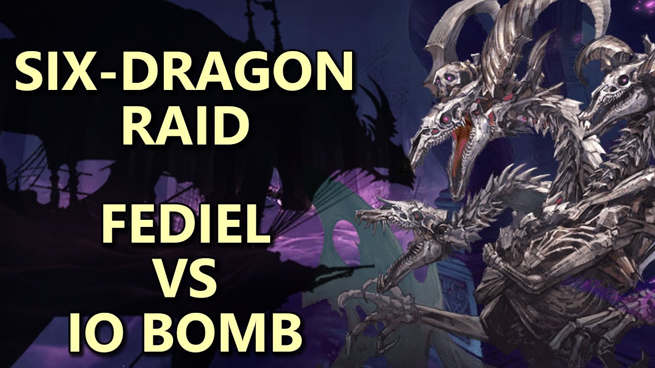 [Granblue Fantasy] Six-Dragon Raid: Fediel farming with a (scuffed) Io ...