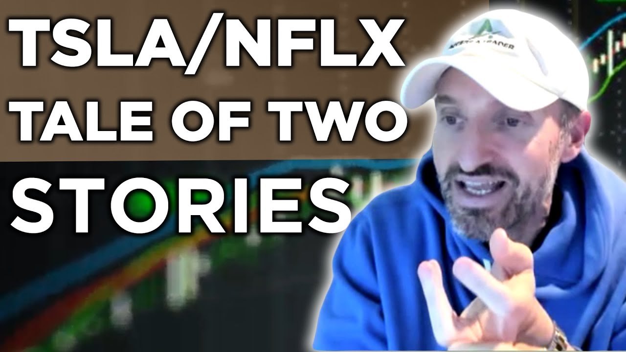 TSLA / NFLX Tale Of Two Stories | Learn To Trade - YouTube