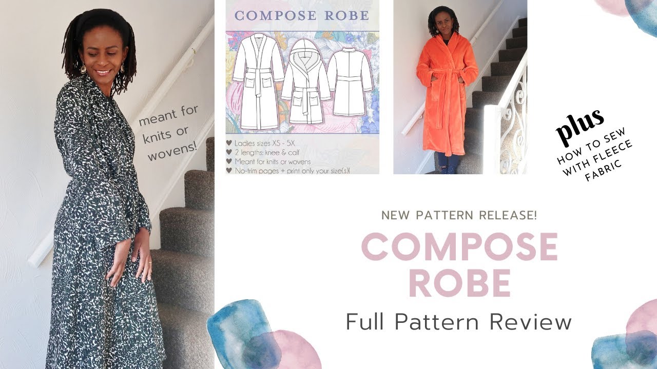 Compose Robe - A Full Pattern Review plus tips for sewing with Cuddle ...