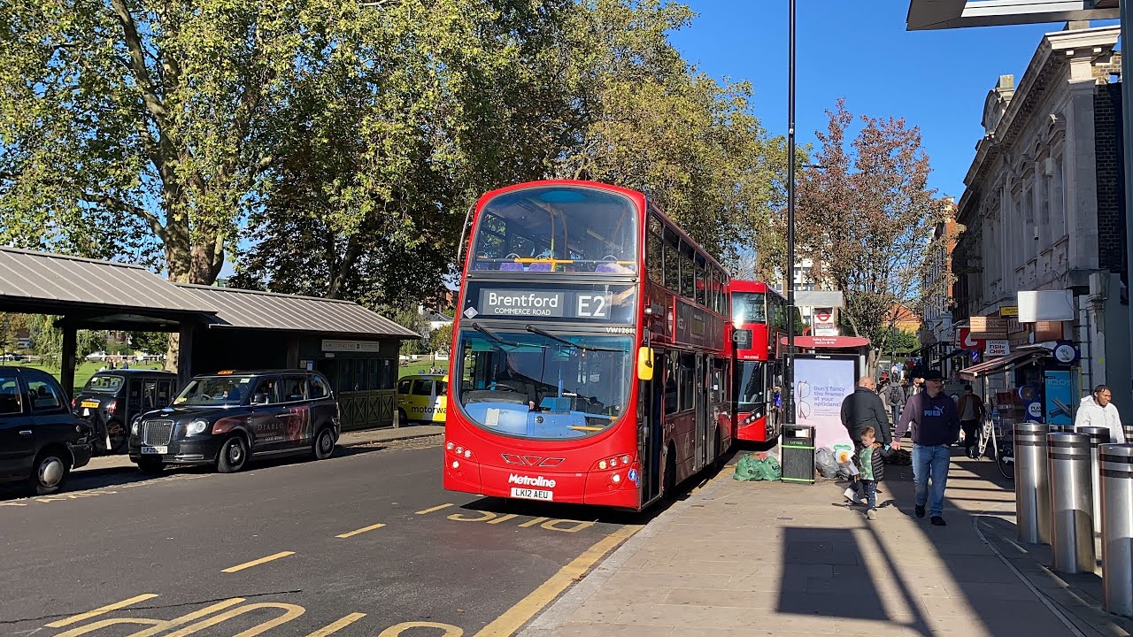 Floored + Kickdown | Metroline Travel Route E2 | Wrightbus Gemini 2 ...