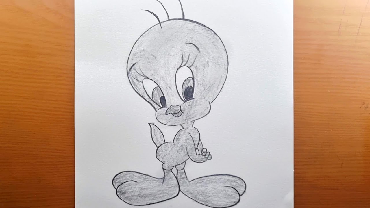 Desenho fofo do Piu-Piu - Como desenhar o Piu-Piu passo a passo para ...