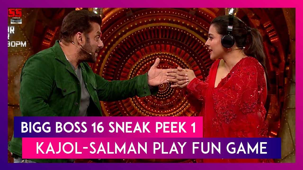 Bigg Boss 16 Sneak Peek 1 | Nov 26 2022: Kajol-Salman Play Fun Game ...