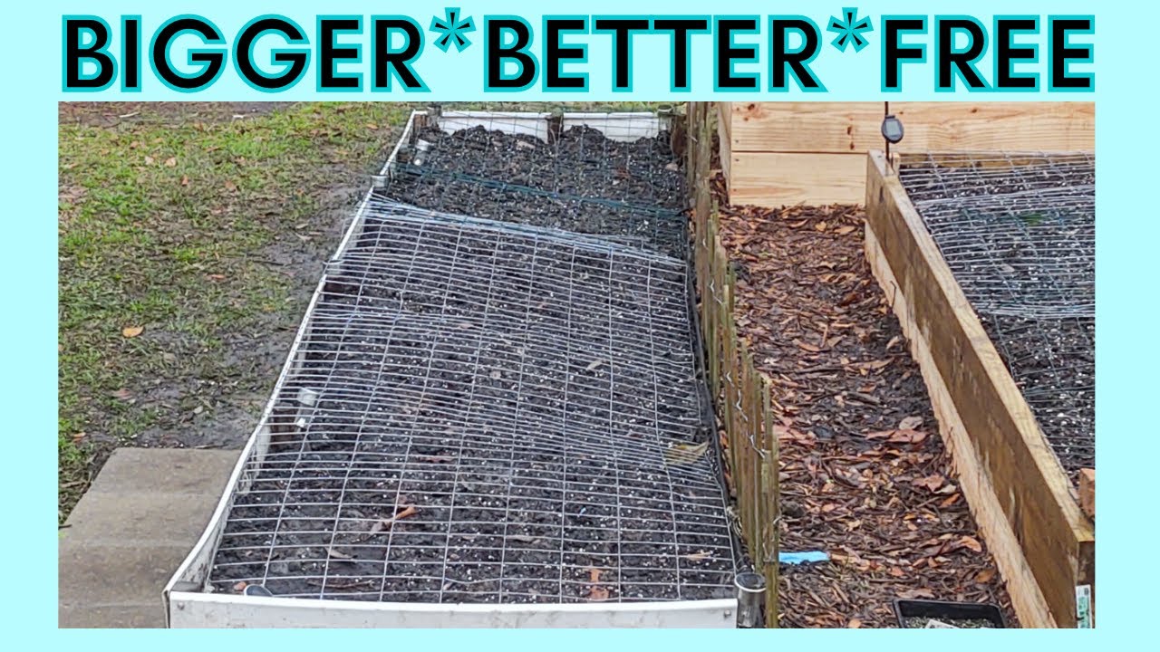Free Raised Garden Bed | Repurposing the Repurposed - YouTube