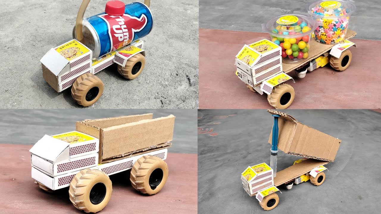 4 matchbox awesome craft ideas - YouTube
