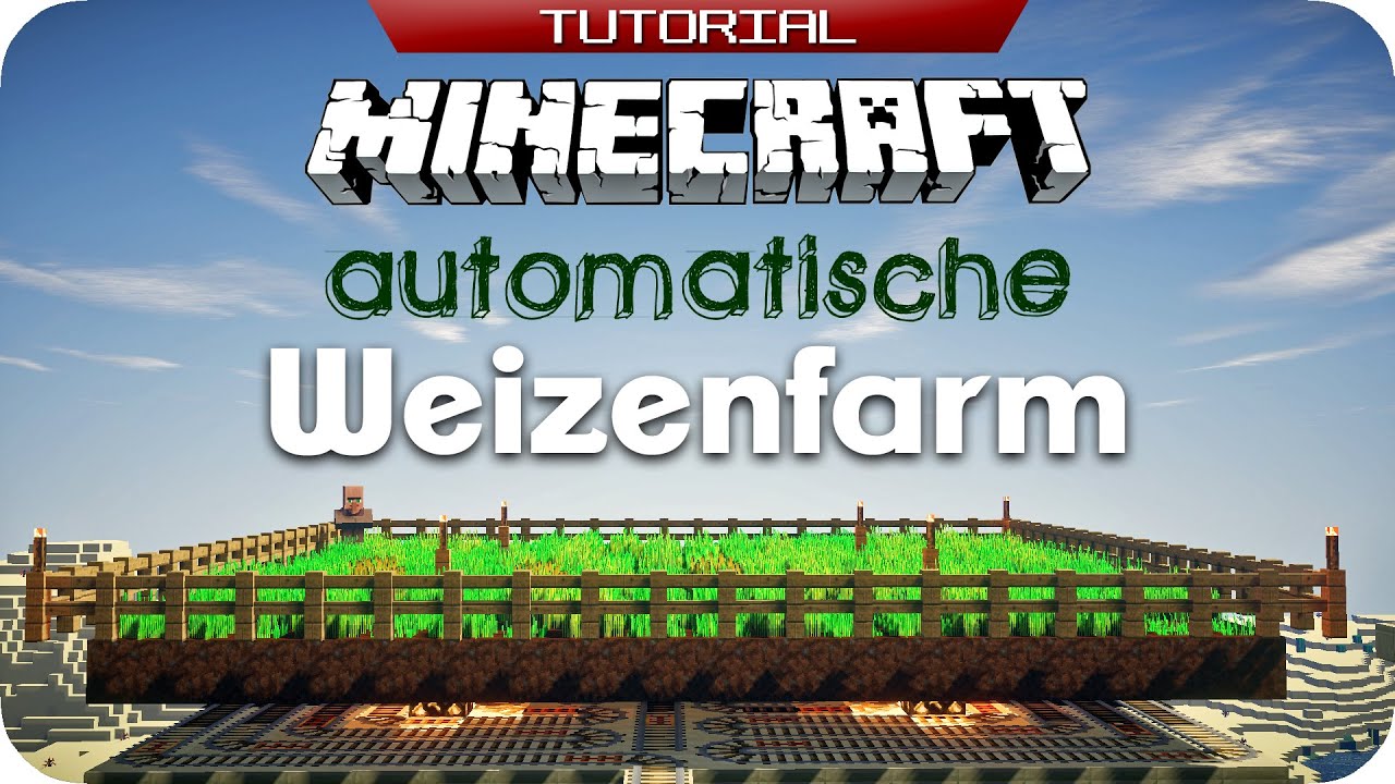Automatische Weizenfarm mit Villager [1.10] - Minecraft Tutorial [DE ...